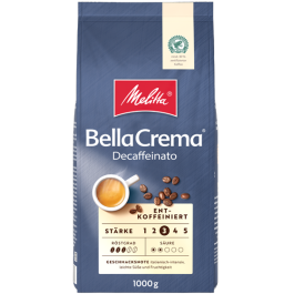 Melitta Bella Crema Decaffeinato cafea boabe 1 kg | Magazin online de cafea