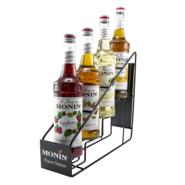 Monin suport inox pentru 4 sticle | Magazin online de cafea