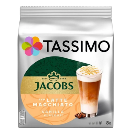 Tassimo Jacobs Latte Macchiato Vanilla 8 capsule cafea + 8 capsule ...